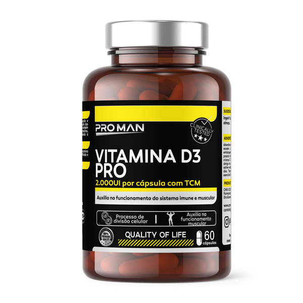 VITAMINA D3 PRO 2.000UI 60 CÁPSULAS – ProMan